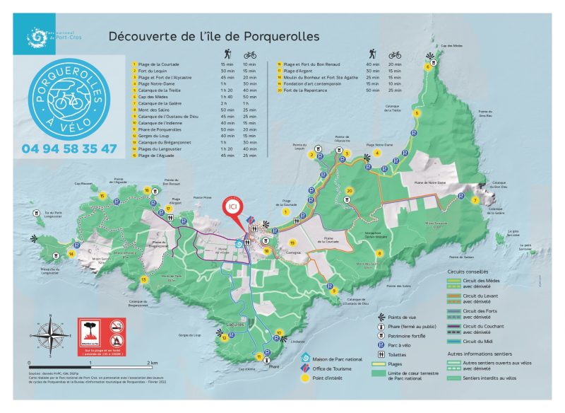 Idées de Balades | Porquerolles à Vélo